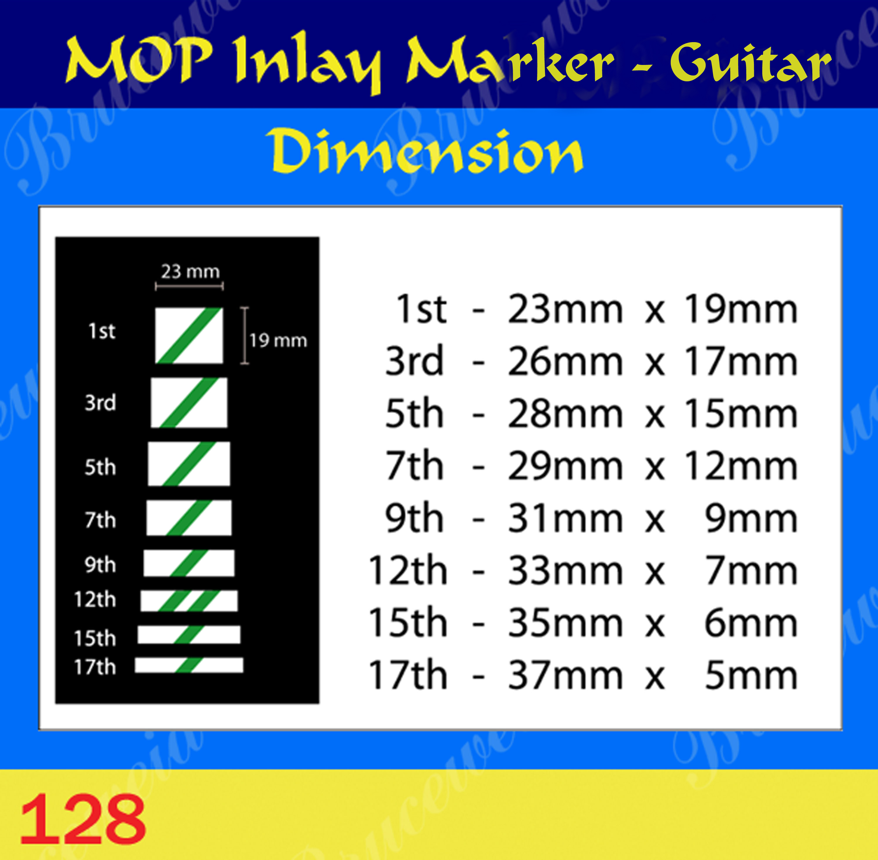 Bruce Wei, Inlay Material - DIY Abalone & Mop Inlay Markers (128)