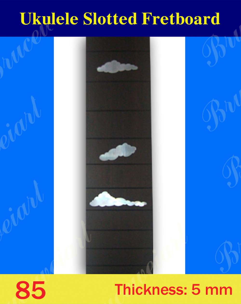 Bruce Wei,Tenor Ukulele Slotted Rosewood Fretboard w/MOP Inlay (85-S)